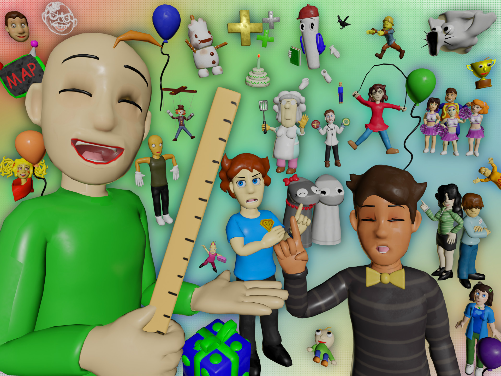 Baldi's Basics Plusification (Texture Pack Mod) Mod for Baldi's Basics ...