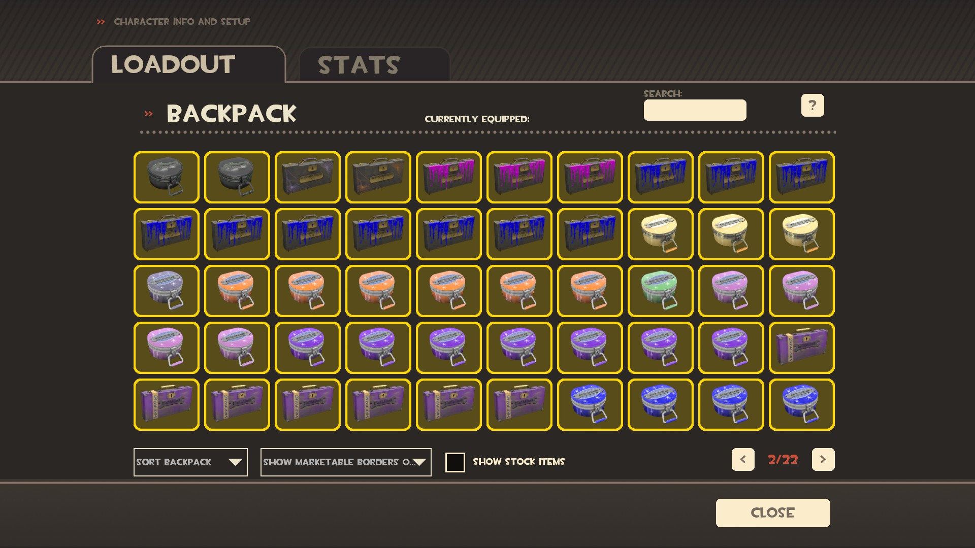 2009 Backpack menu modernized Mod for Team Fortress 2 | TF2 Mods