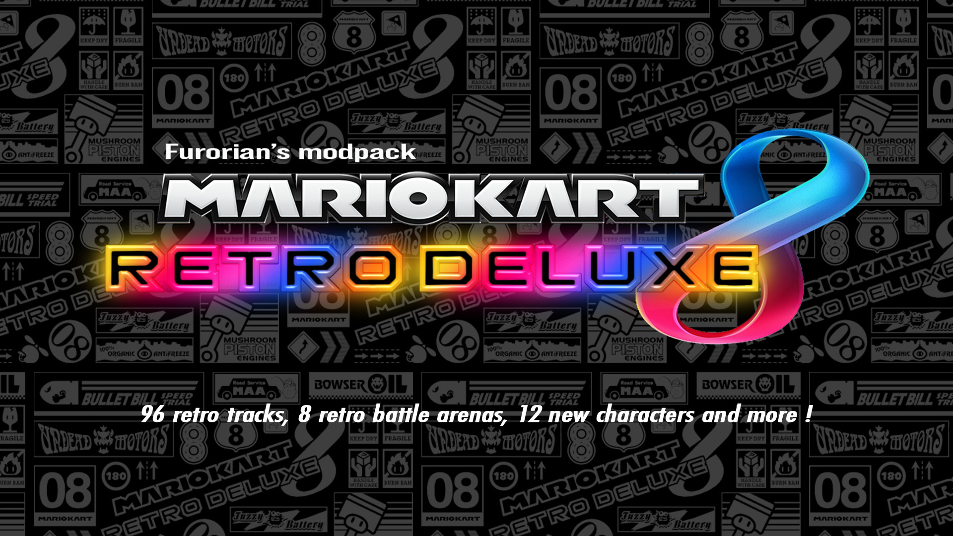 Mario Kart 8 RETRO Deluxe Mod for Mario Kart 8 Deluxe | MK8D Mods