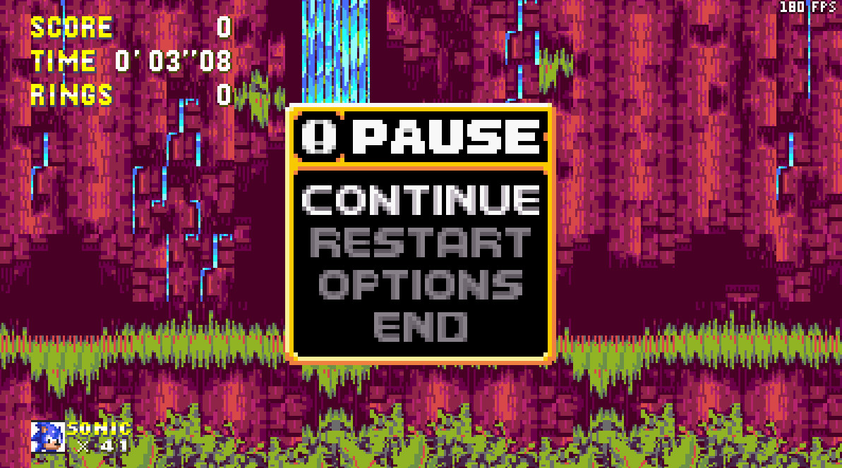 Advance Pause Menu Mod for Sonic 3 A.I.R. | S3AIR Mods
