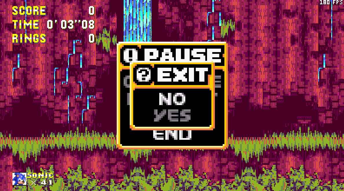 Advance Pause Menu Mod for Sonic 3 A.I.R. | S3AIR Mods