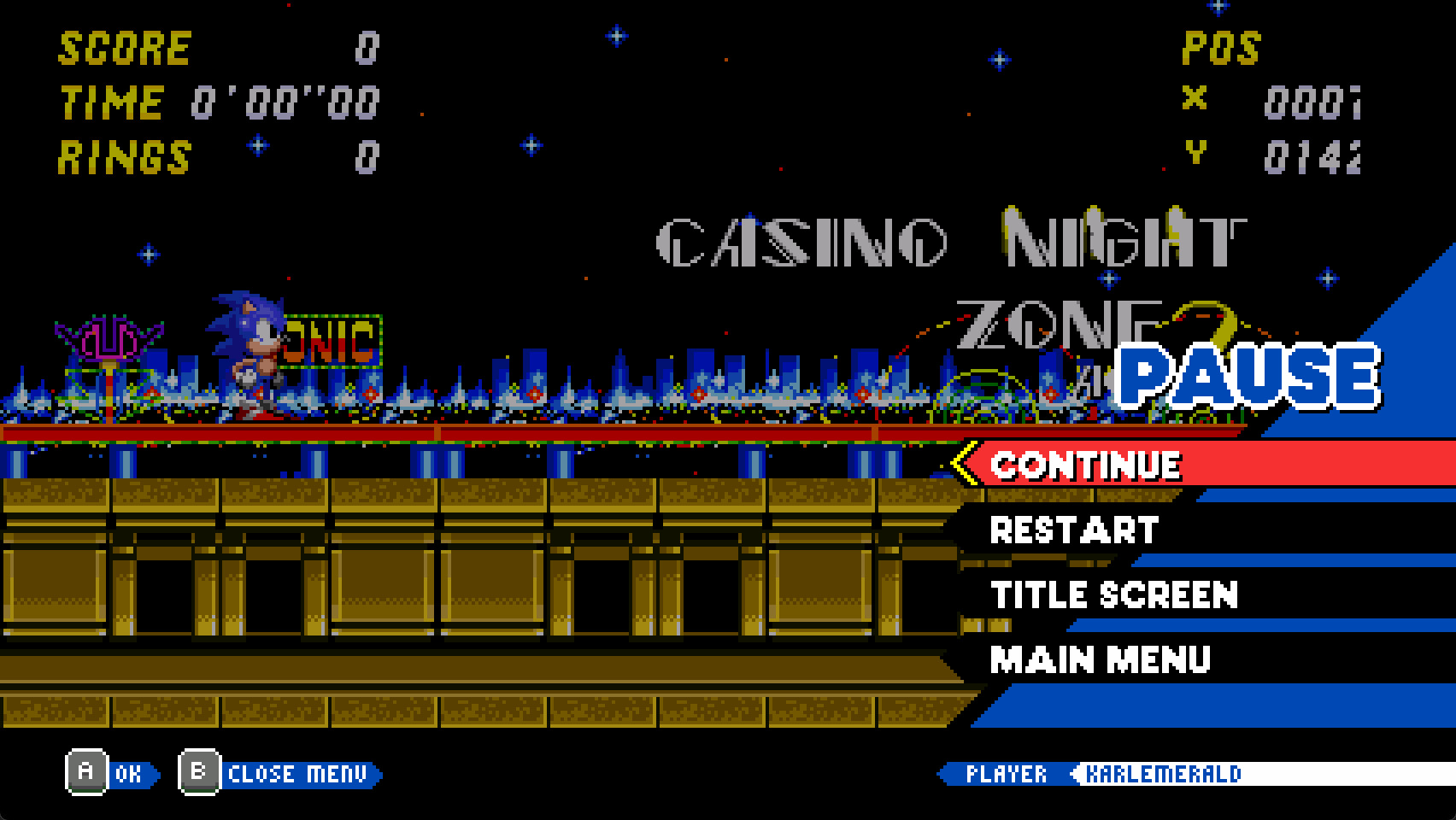 S2A - Sonic Origins Pause Menu Mod for Sonic The Hedgehog 2 Absolute ...