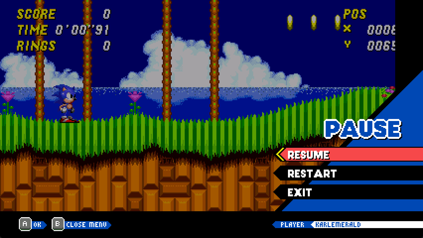 S2A - Sonic Origins Pause Menu Mod for Sonic The Hedgehog 2 Absolute ...