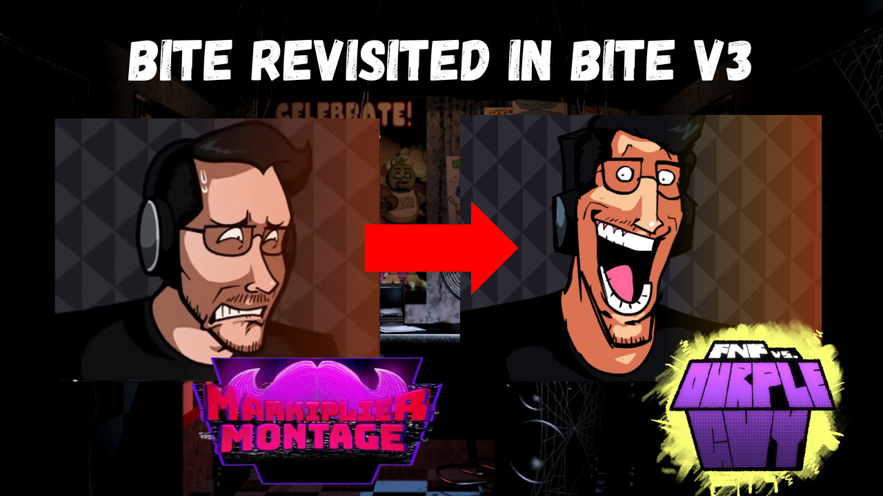 FNF BITE REVISITED BUT IT'S BITE V3 Mod for Friday Night Funkin' | FNF Mods