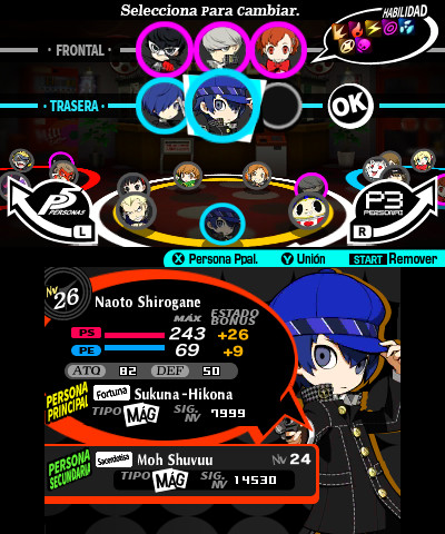 Spanish Translation (MC) Mod for Persona Q2 | PQ2 Mods