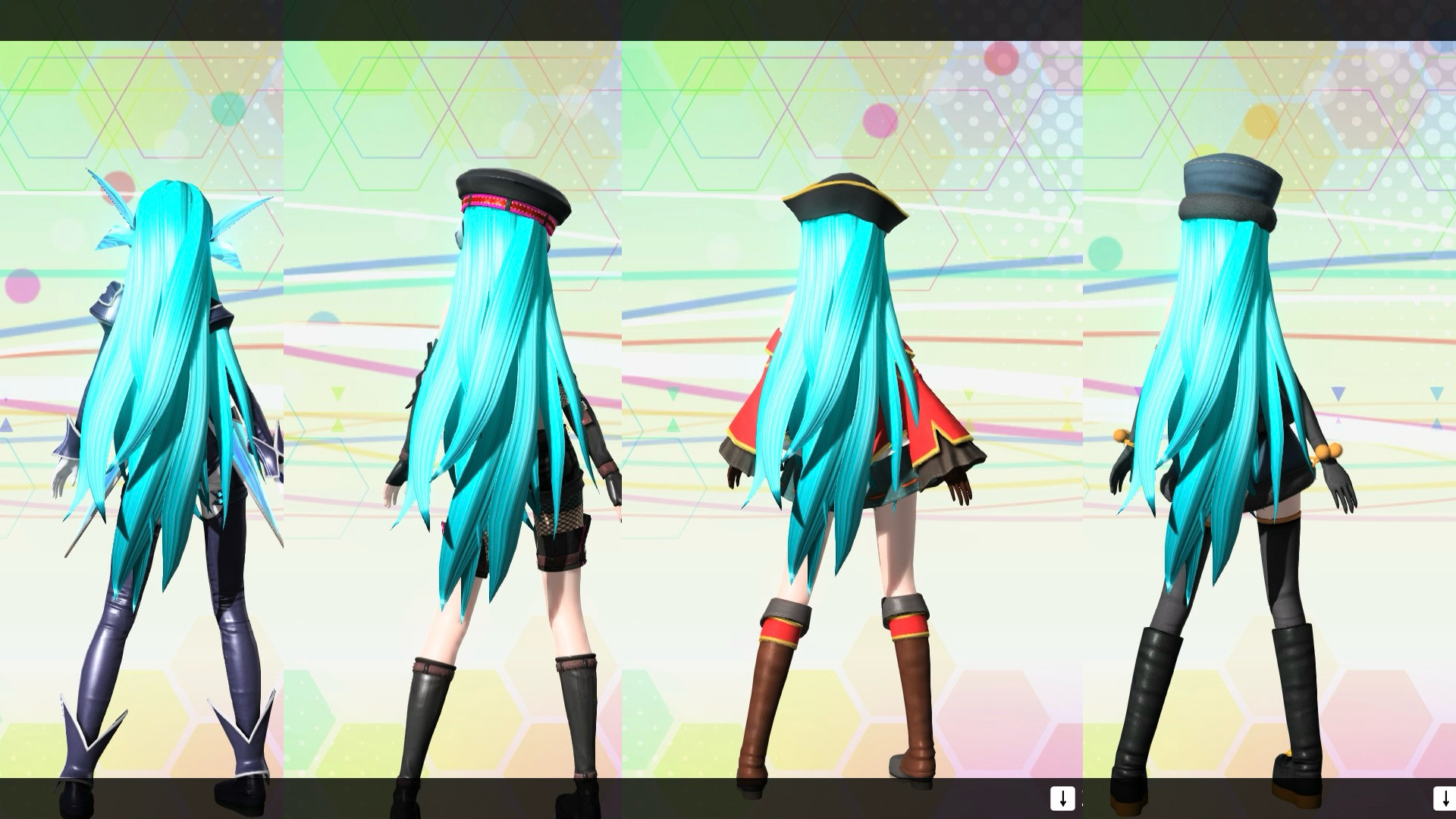 PSP Style Long Haired Miku Mod for Hatsune Miku: Project DIVA Mega Mix+ ...