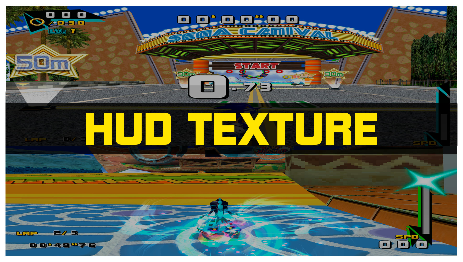 Fragmentos - HUD Texture Mod for Sonic Riders (GameCube) | SR-GC Mods