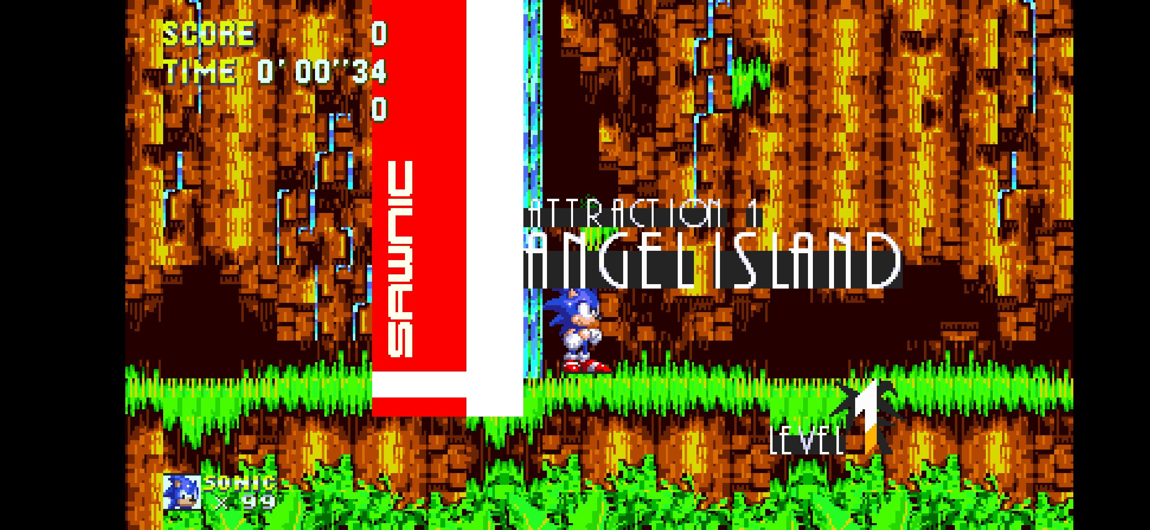 Sawnic Style S3 Title Cards Mod for Sonic 3 A.I.R. | S3AIR Mods