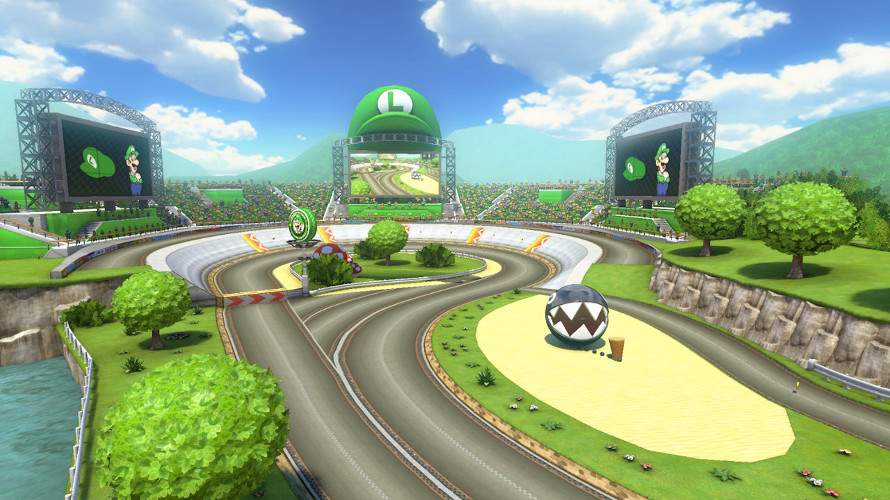 GCN Luigi Circuit Mod for Mario Kart 8 Deluxe | MK8D Mods