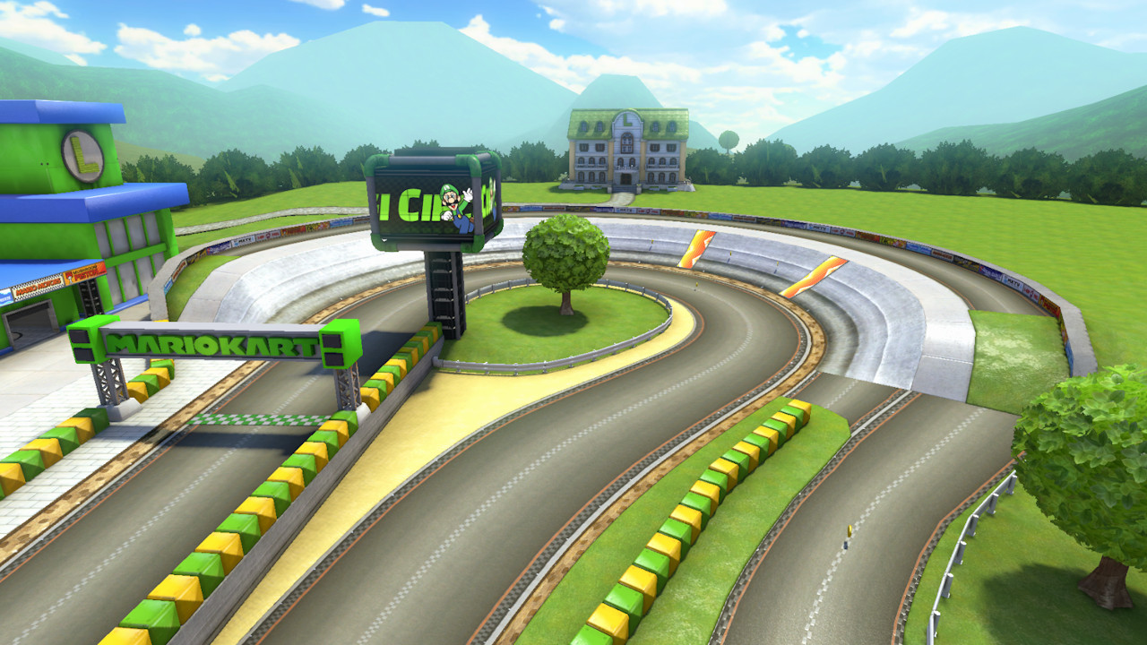 GCN Luigi Circuit Mod for Mario Kart 8 Deluxe | MK8D Mods