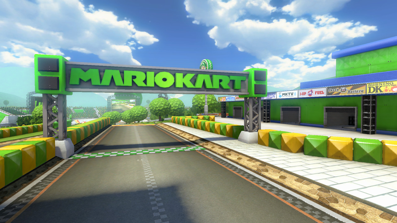 GCN Luigi Circuit Mod for Mario Kart 8 Deluxe | MK8D Mods