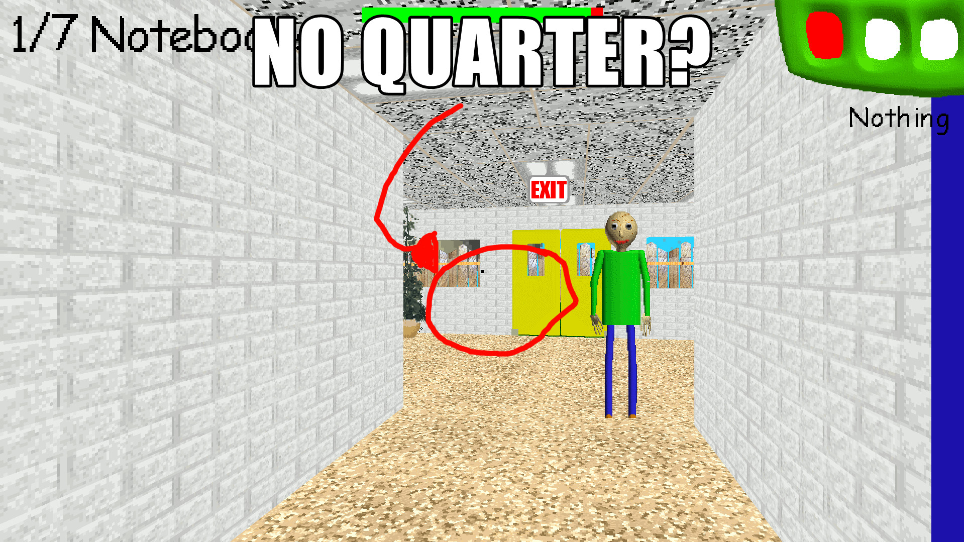 Baldi's Basics: NO ITEMS CHALLENGE! Mod for Baldi's Basics | Baldi Mods