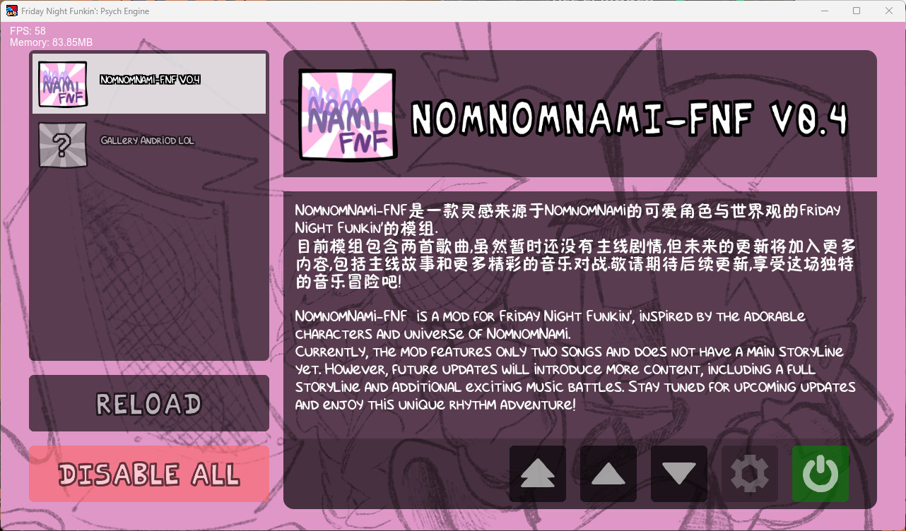 NomnomNami-FNF Mod for Friday Night Funkin' | FNF Mods