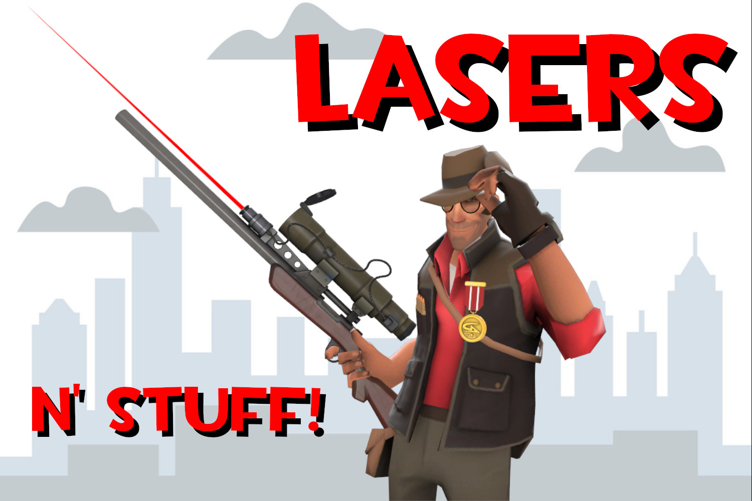 Sniper Lasers N' Stuff Mod for Team Fortress 2 | TF2 Mods