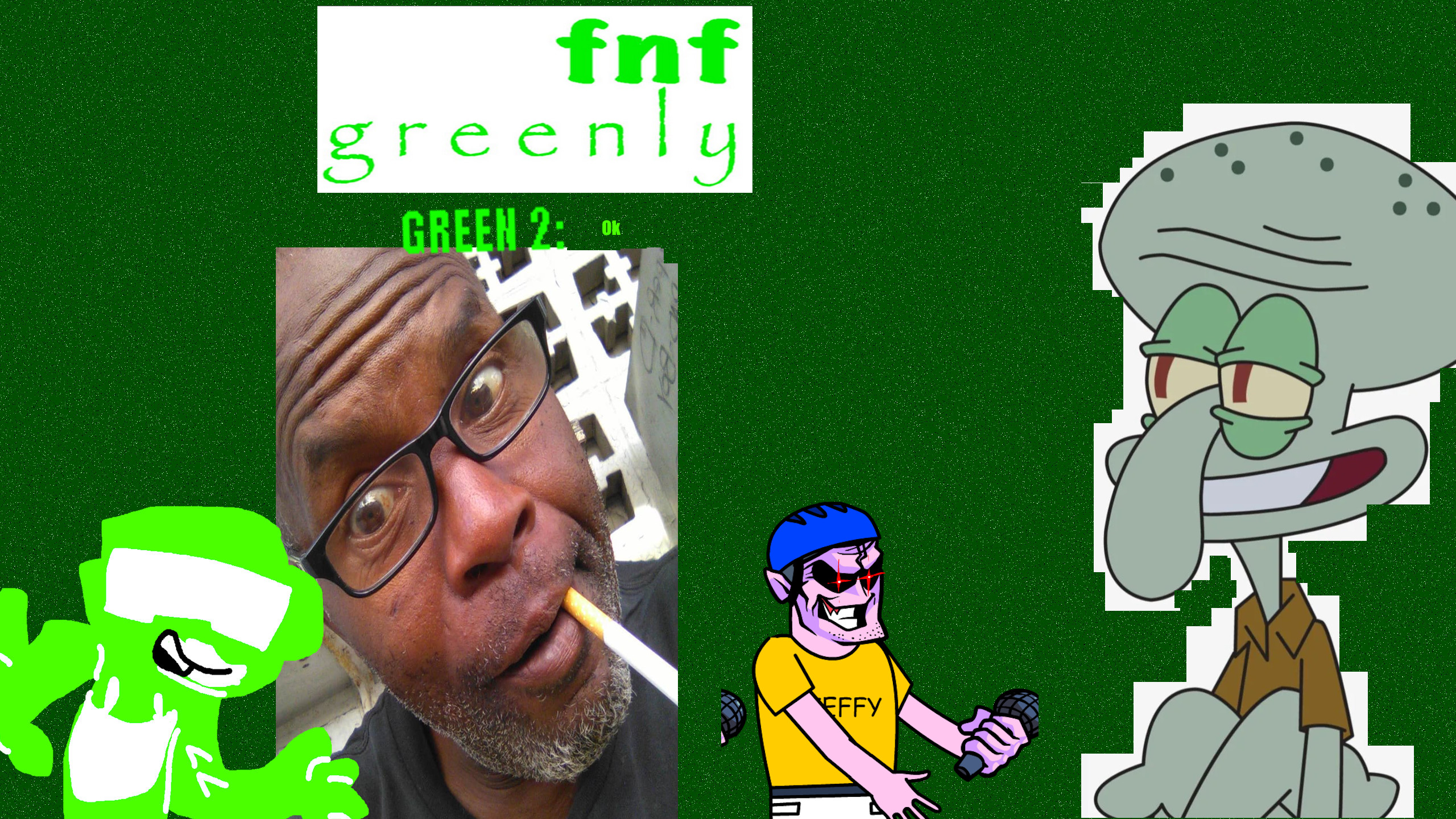 FNF GREENLY: GREEN 8 Mod for Friday Night Funkin' | FNF Mods
