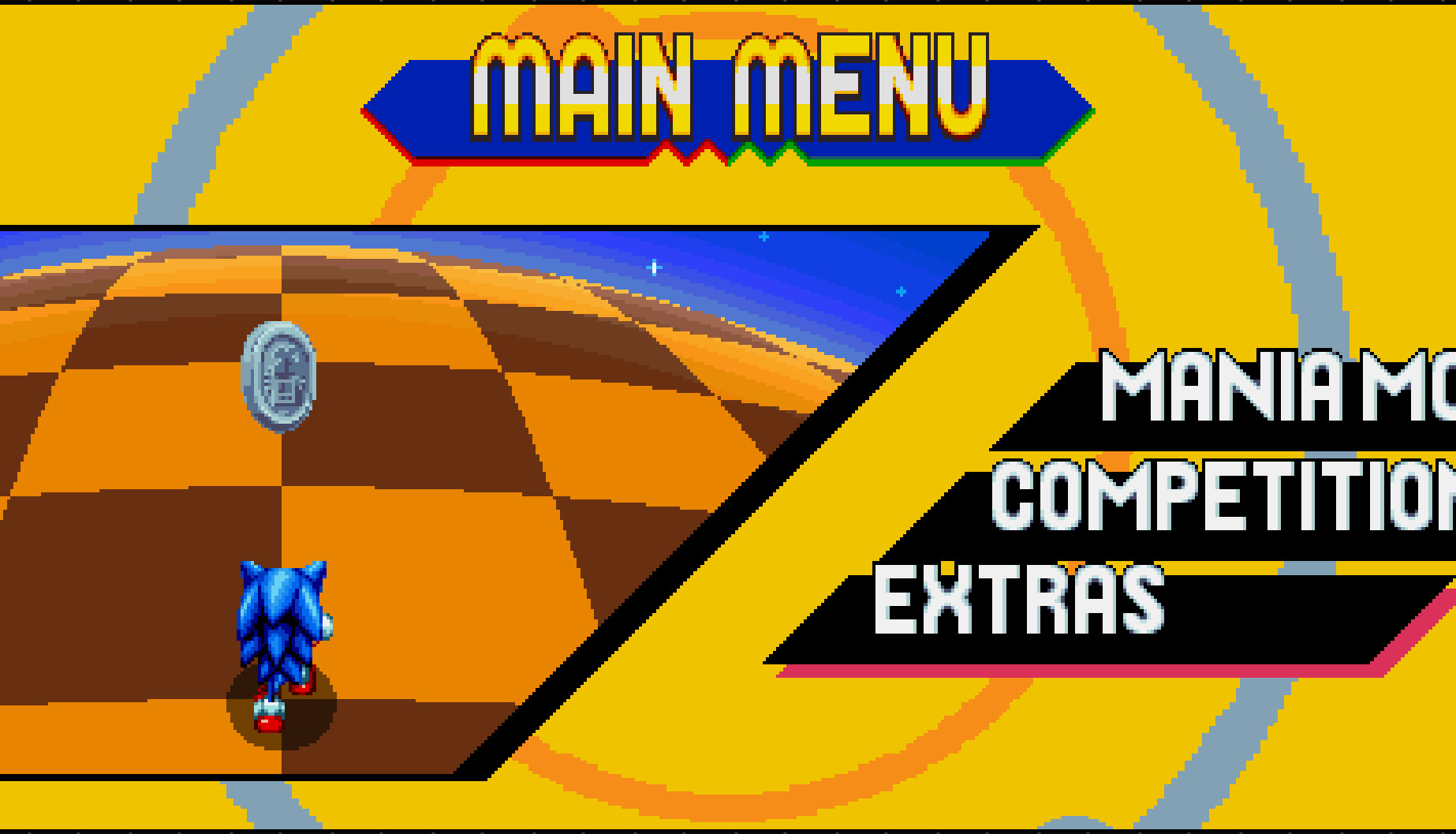 Sonic Mania Menu NEO Mod for Sonic 3 A.I.R. | S3AIR Mods