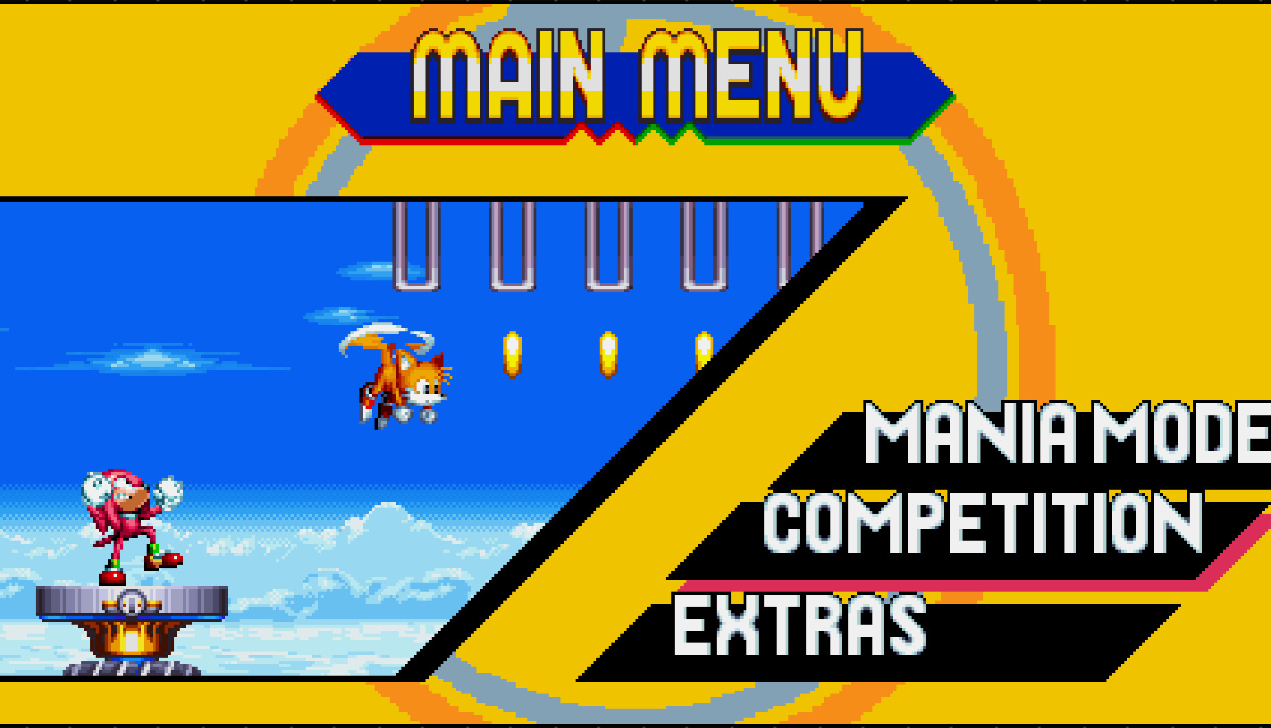 Sonic Mania Menu NEO Mod for Sonic 3 A.I.R. | S3AIR Mods