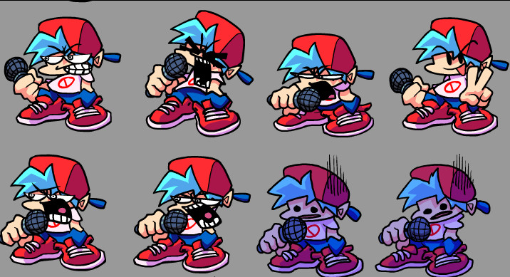 Screwed BF Skin Mod for Friday Night Funkin' | FNF Mods