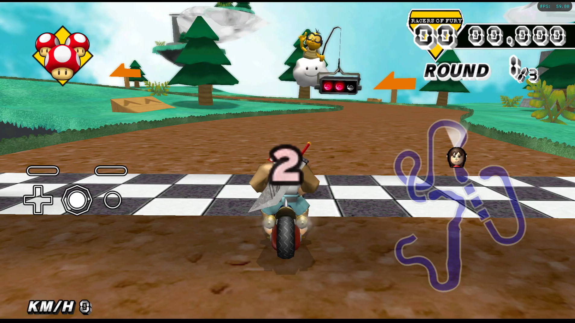 ava senpai's Hud Menusingle and funky for RR Mod for Mario Kart Wii ...