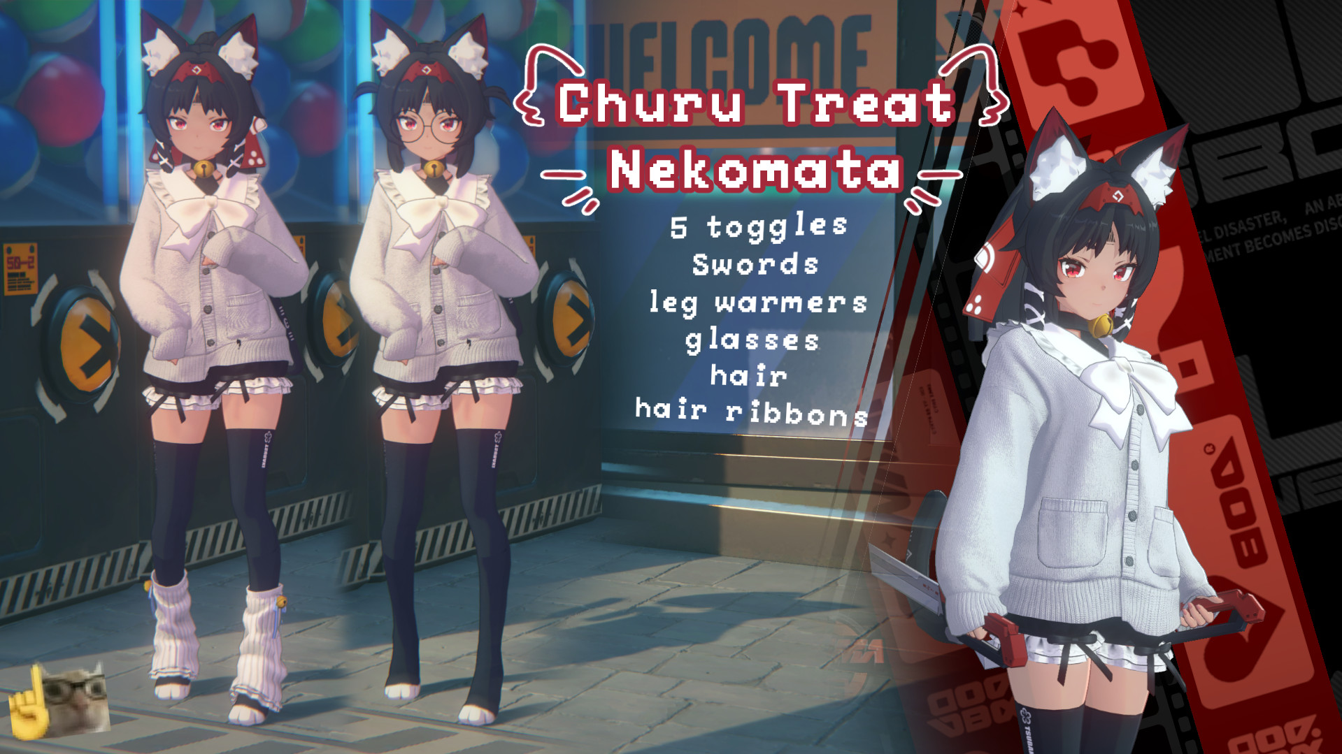 Churu Treat Nekomata Mod for Zenless Zone Zero | ZZZ Mods
