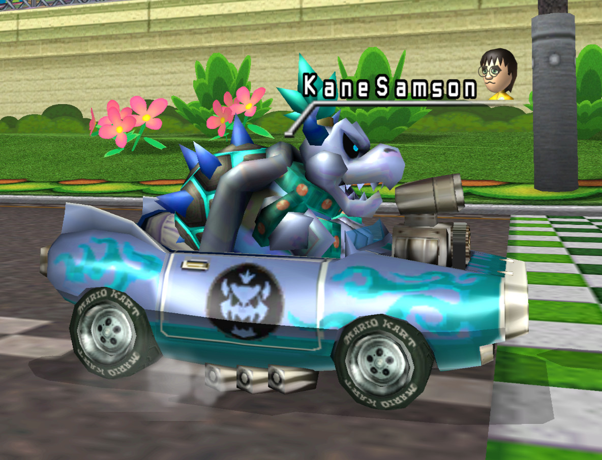Diamond Ice Blue Dry Bowser (Alpha) Mod for Mario Kart Wii | MKWii Mods