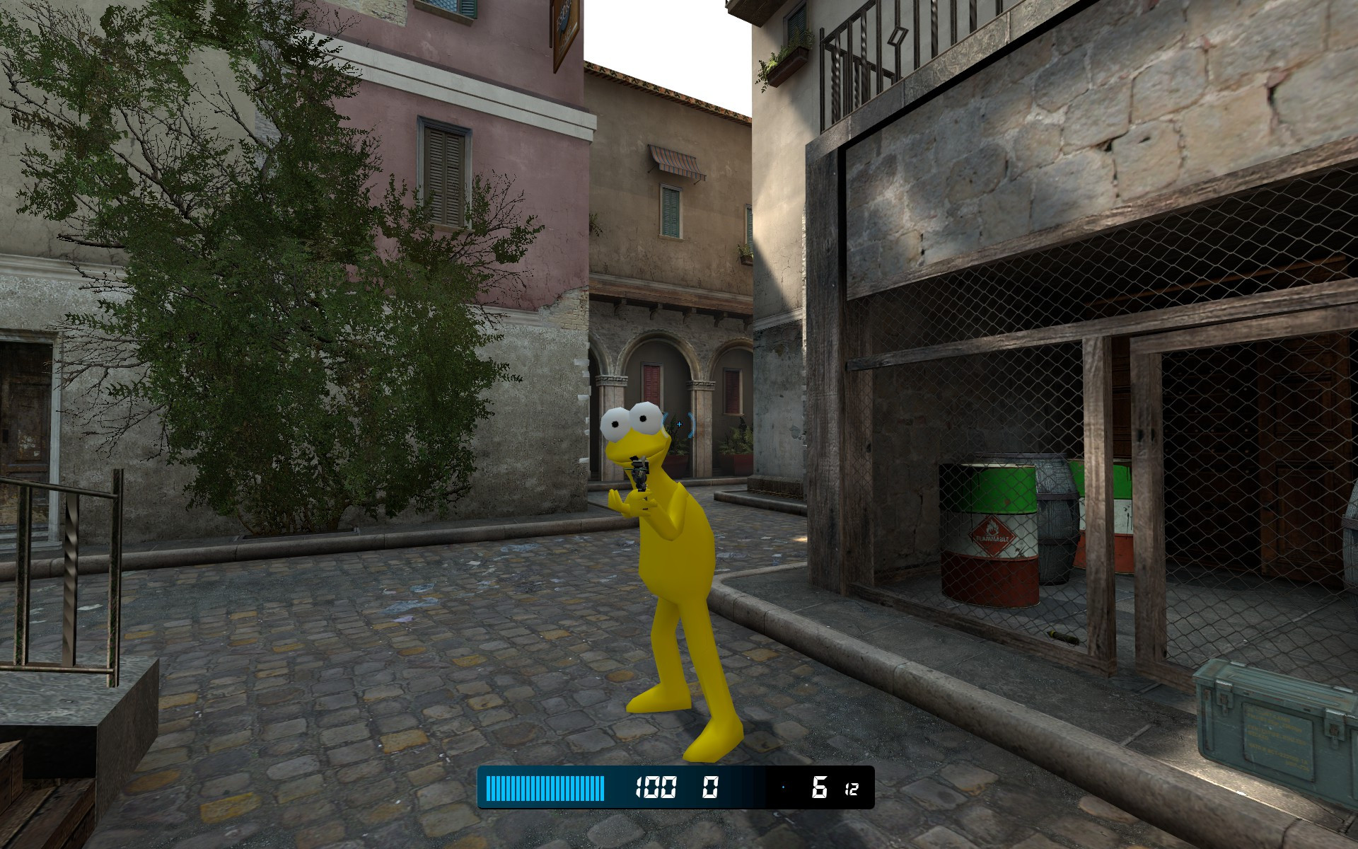 Graggle simpson over male_06 Mod for Half-Life 2: Deathmatch | HL2:DM Mods