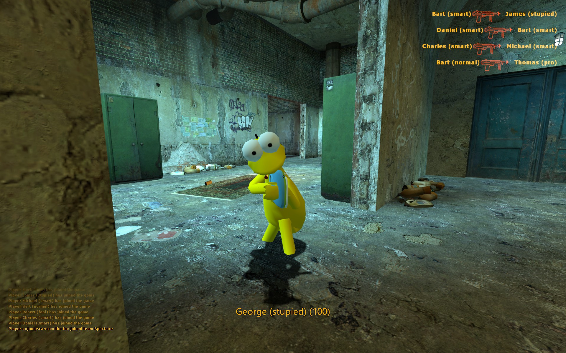 Graggle simpson over male_06 Mod for Half-Life 2: Deathmatch | HL2:DM Mods