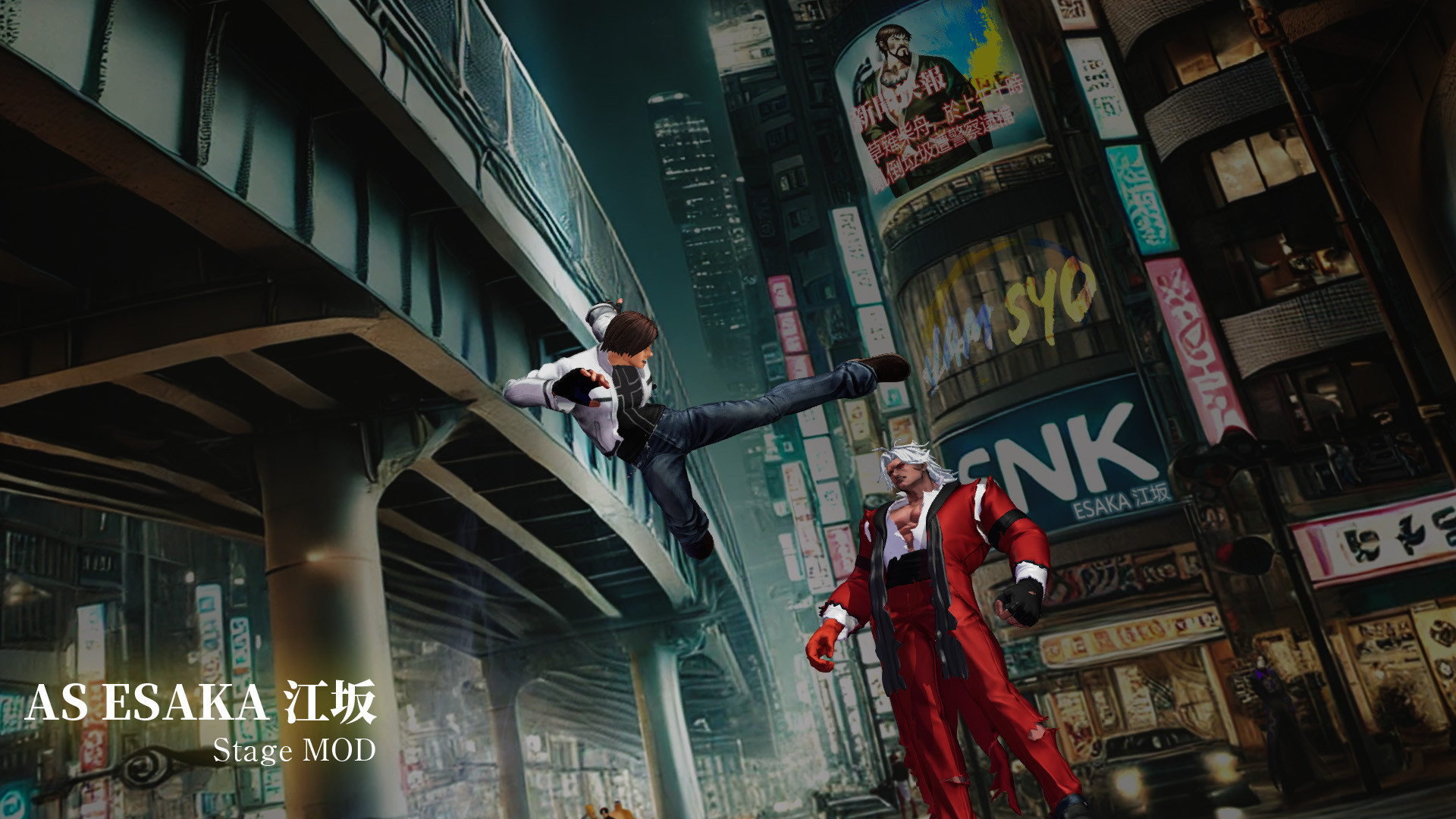 as Esaka【JAM SYO】 Mod for The King of Fighters XV | KoFXV Mods