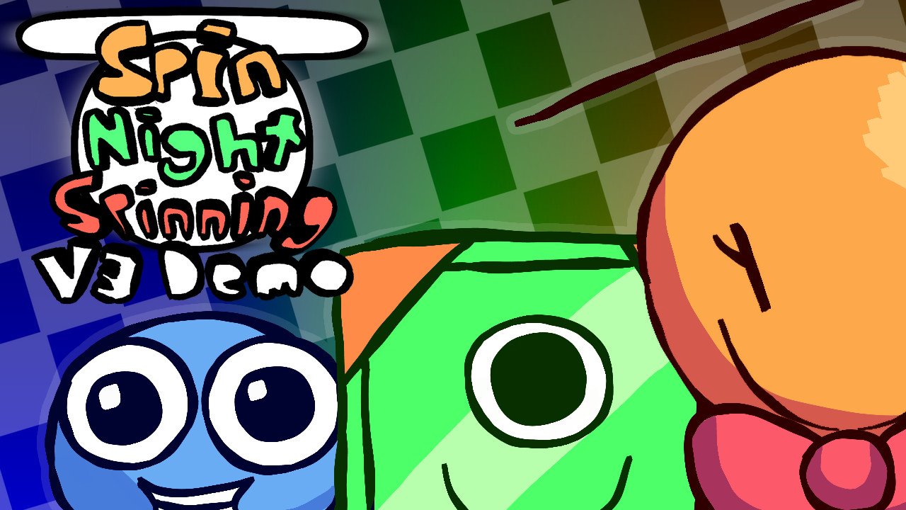 Spin Night Spinning (V3: Part 1) Mod for Friday Night Funkin' | FNF Mods