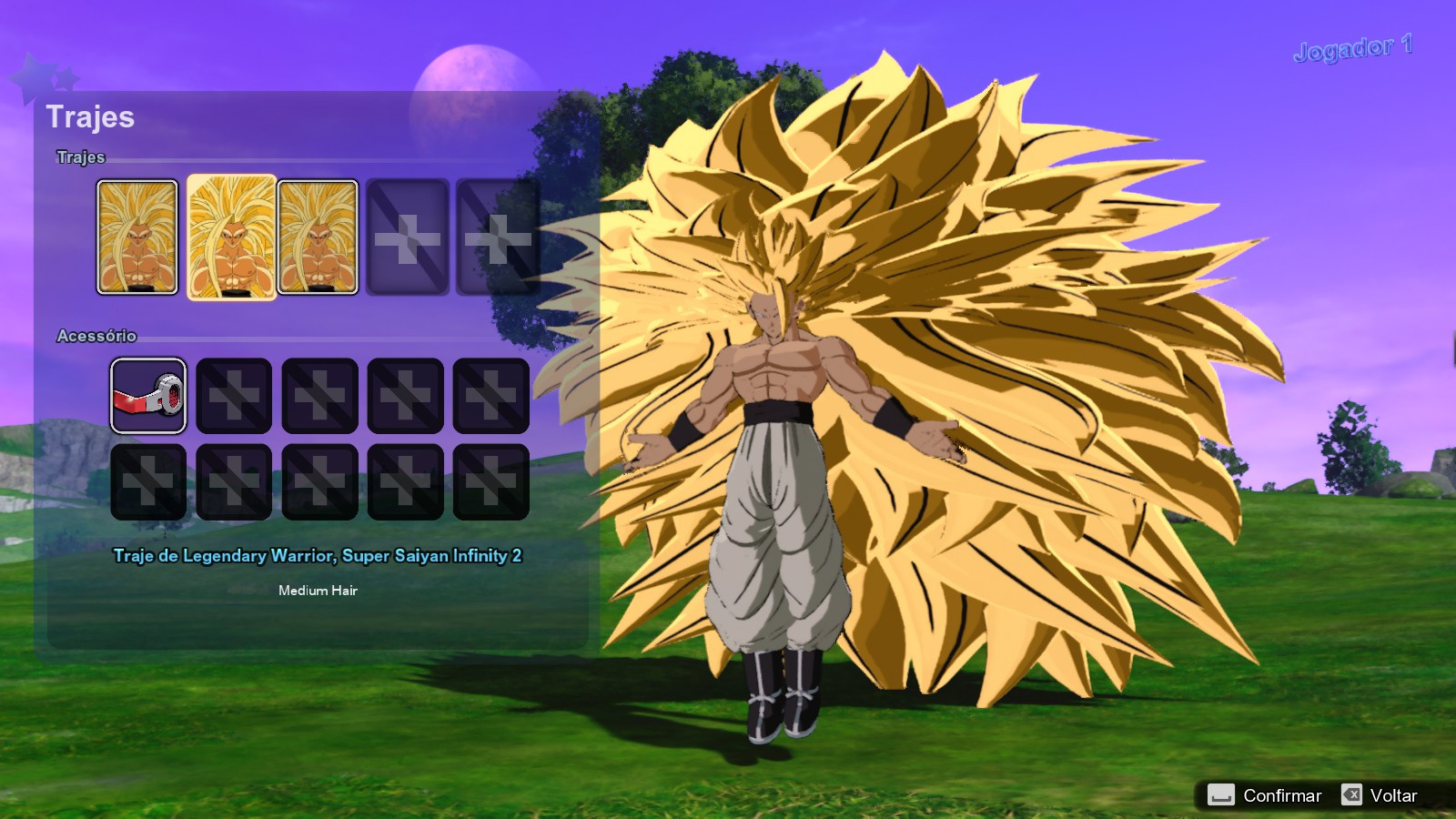 [New Character] Super Saiyan Infinity Mod for Dragon Ball: Sparking ...