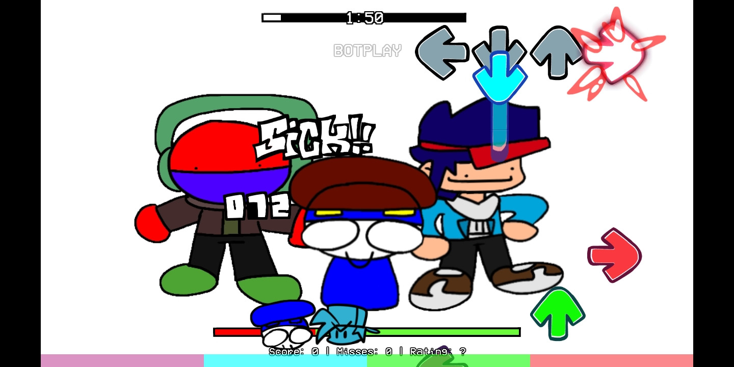 Unstoppable TRIO!!!1! (FNF OneShot) Mod for Friday Night Funkin' | FNF Mods