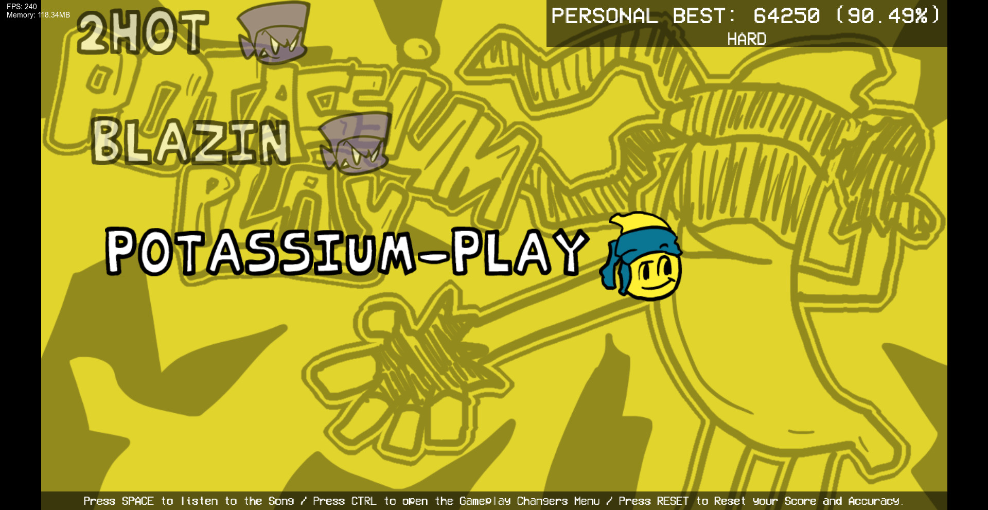 Potassium Play | FNF VS Gamebanana Mod for Friday Night Funkin' | FNF Mods