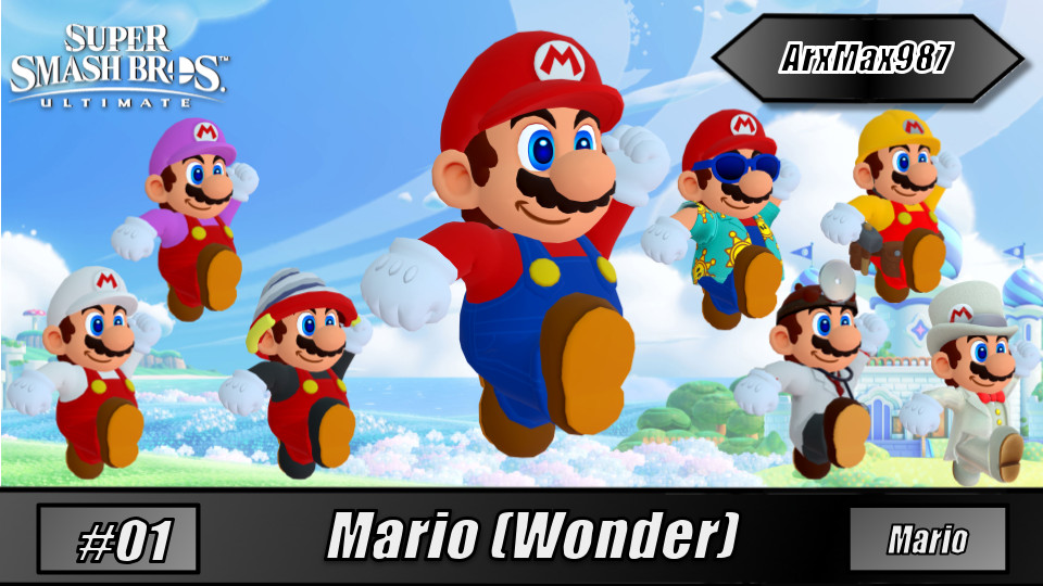 Mario (Wonder) Mod for Super Smash Bros. Ultimate | SSBU Mods