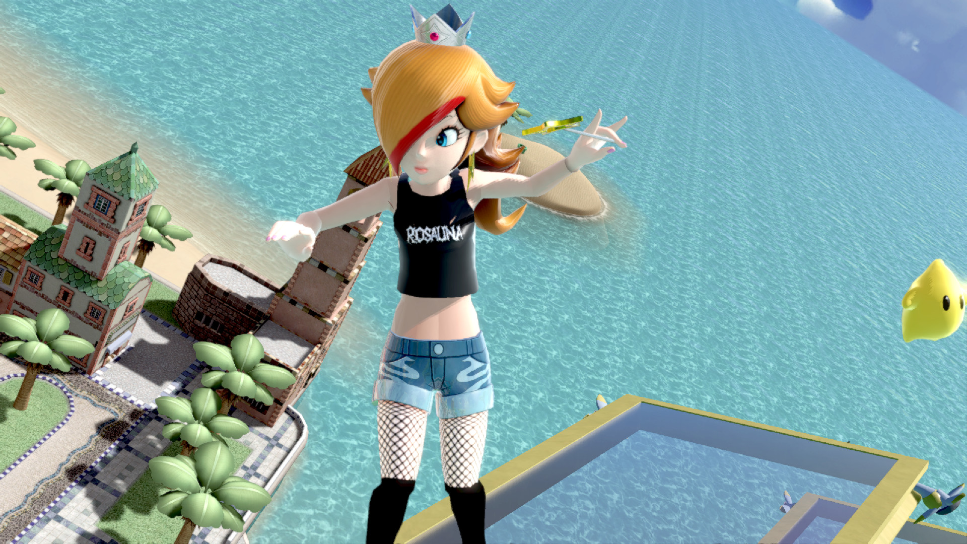 Rosalina (Goth) Mod for Super Smash Bros. Ultimate | SSBU Mods