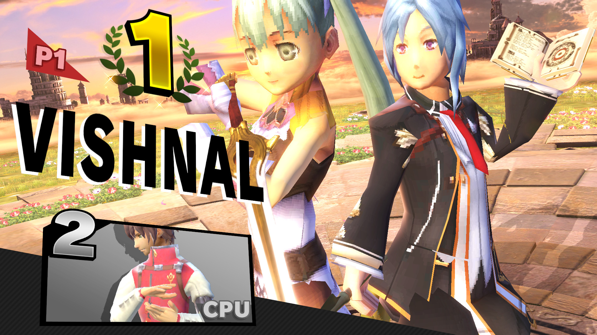 Vishnal (Rune Factory 4) over Robin Mod for Super Smash Bros. Ultimate ...