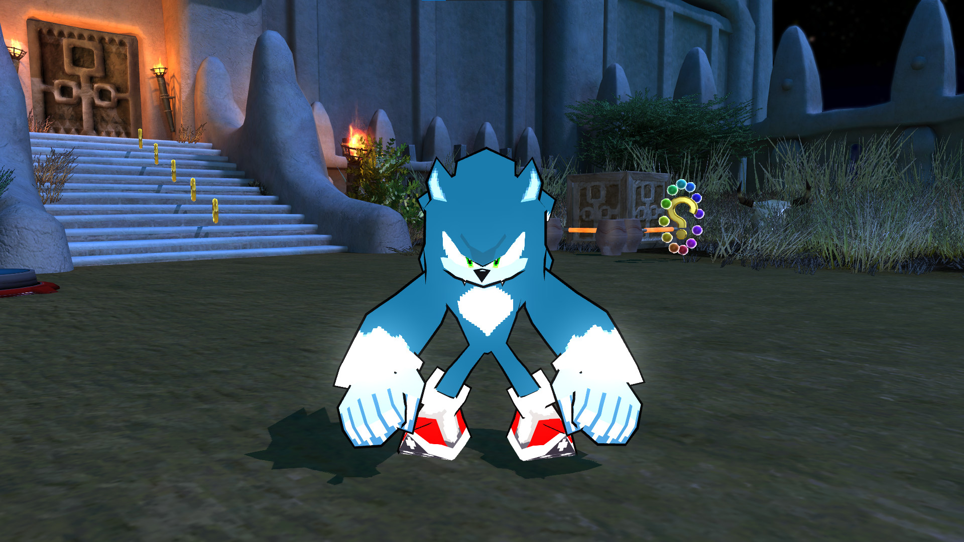 Shark's Werehog Rush Model Mod for Unleashed Recompiled | UR Mods