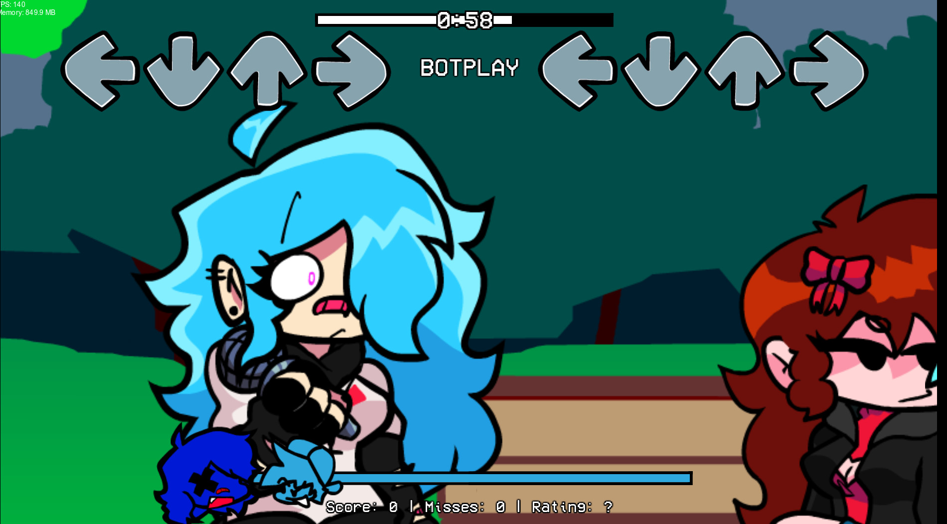 NuSky (Kweozy Styled) + Chromatic Mod for Friday Night Funkin' | FNF Mods