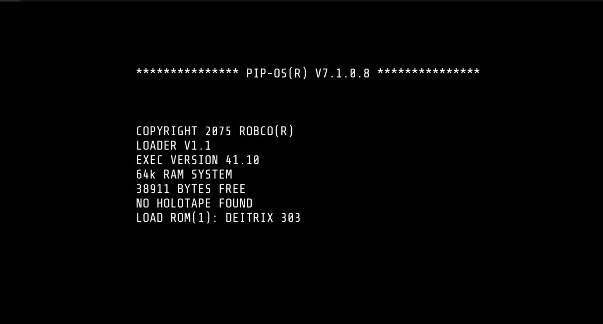 Fallout Pip-Boy Startup Opening (Smash Ultimate) Mod for Super Smash ...