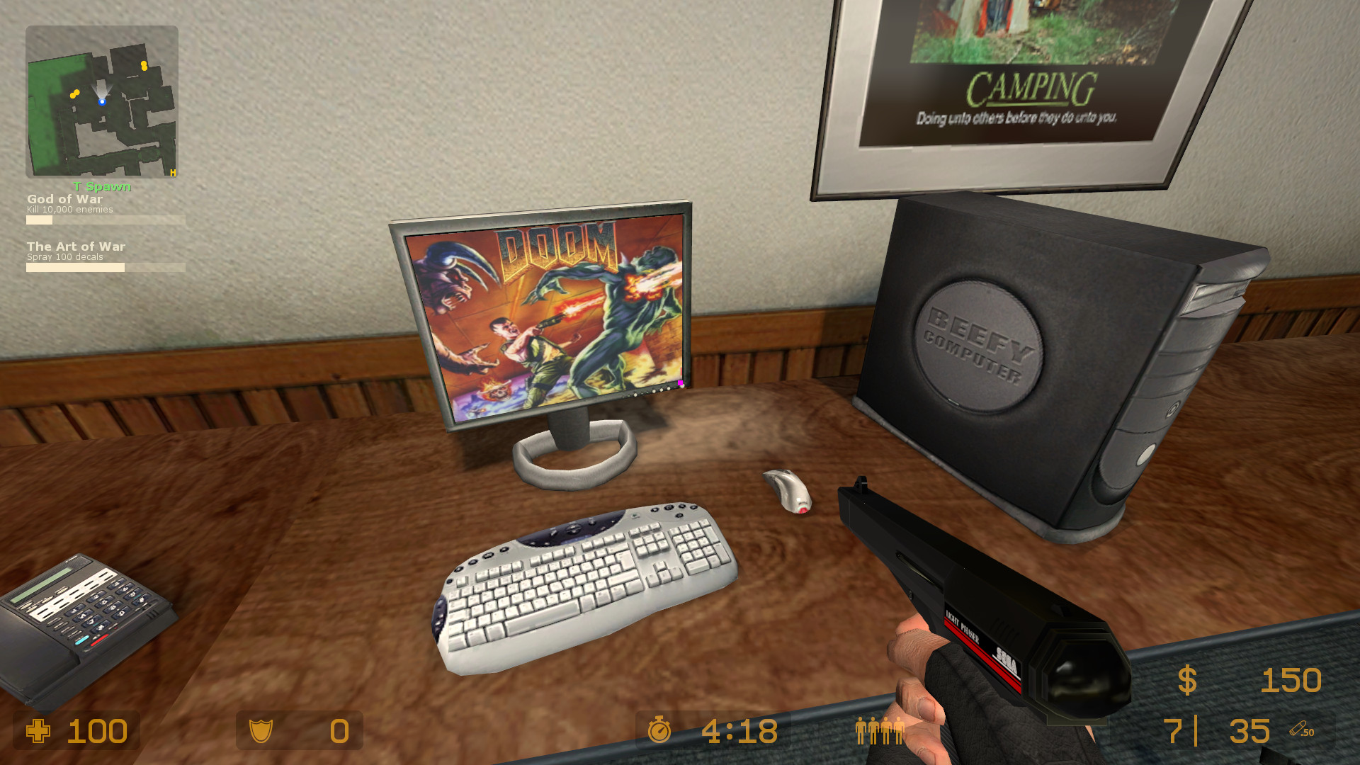 Doom PC Screen Replacement Mod for Counter-Strike: Source | CS:S Mods