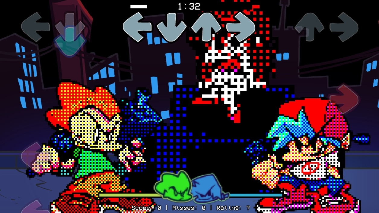 FNF Skin Retro Style Mod for Friday Night Funkin' | FNF Mods