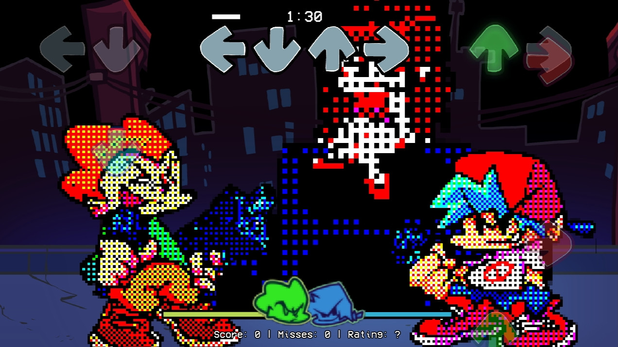 FNF Skin Retro Style Mod for Friday Night Funkin' | FNF Mods