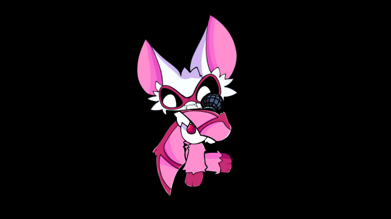 Rabie baby over bf fanmade skin Mod for Friday Night Funkin' | FNF Mods