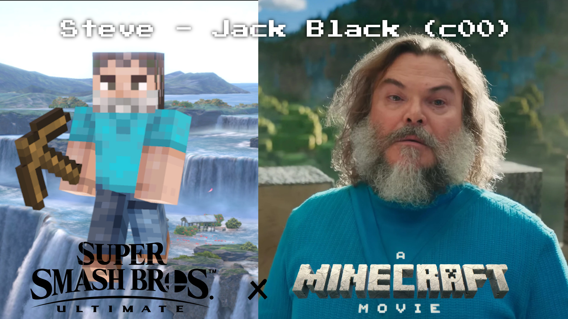 Steve from Movie over Steve (c00) Mod for Super Smash Bros. Ultimate ...