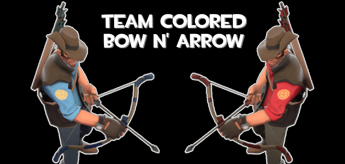 Team Colored Huntsman Bow N' Arrow Mod for Team Fortress 2 | TF2 Mods