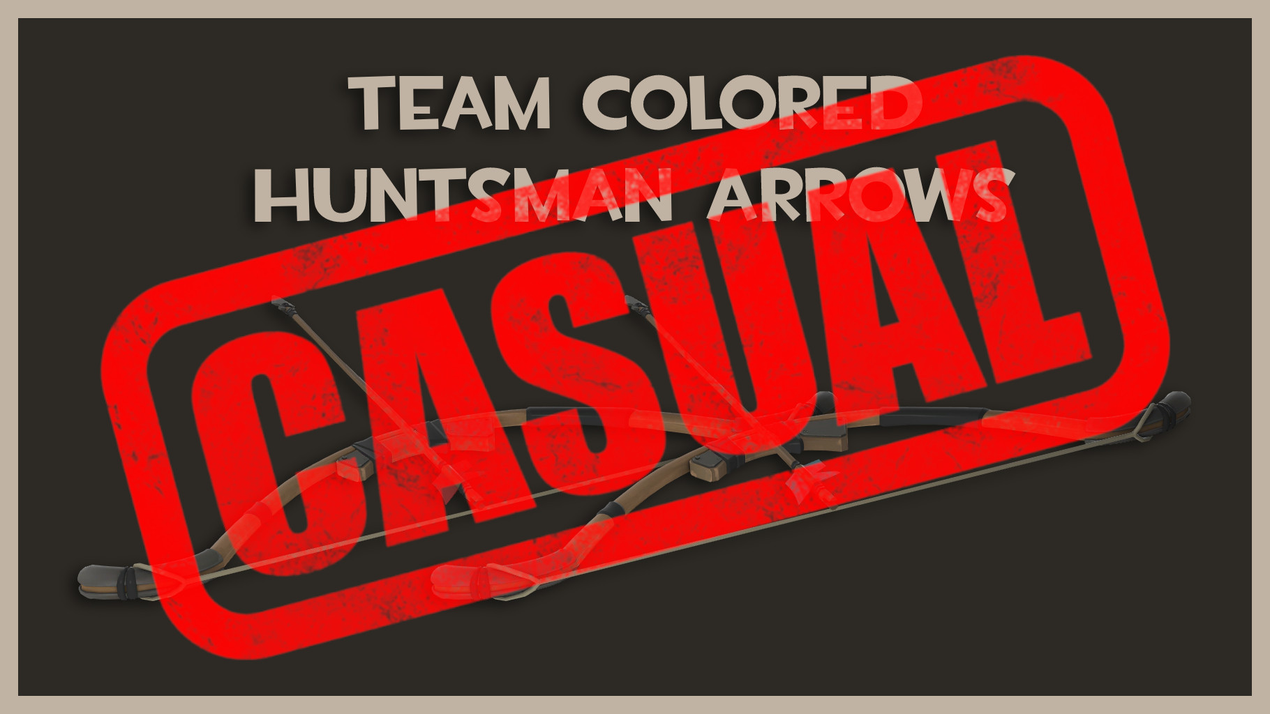Team Colored Huntsman Bow n' Arrow Mod for Team Fortress 2 | TF2 Mods