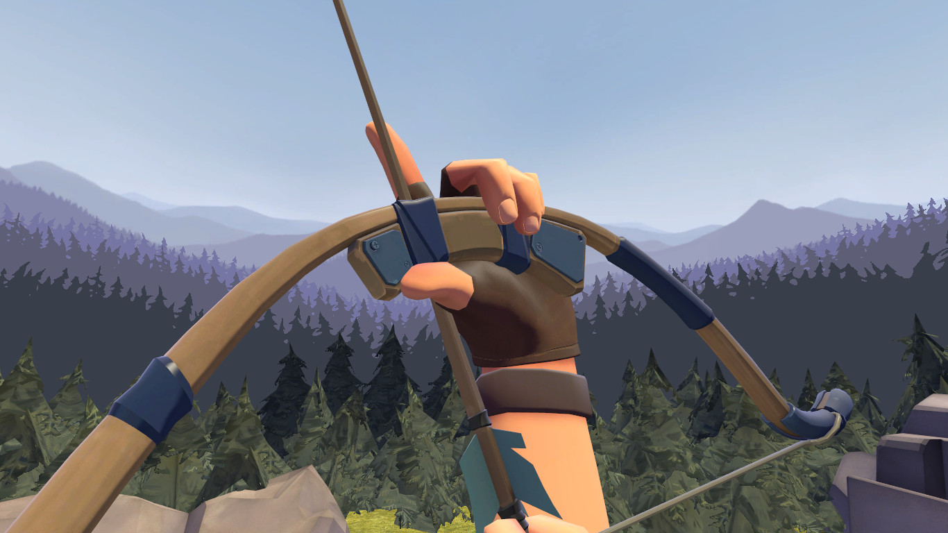 Team Colored Huntsman Bow N' Arrow Mod for Team Fortress 2 | TF2 Mods