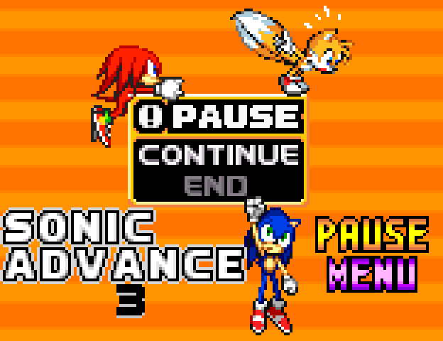 Sonic Advance 3 Pause Menu (LuisPK's take) Mod for Sonic 3 A.I.R ...