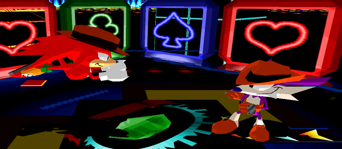 OVA Knuckles in Sonic the Fighters Mod for Sonic The Fighters | STF Mods
