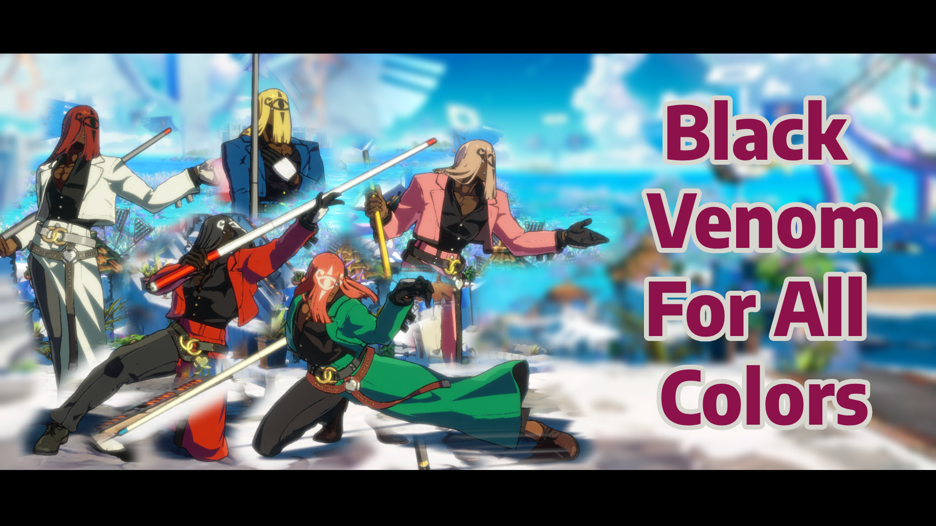 Black Venom for all Colors Mod for GUILTY GEAR -STRIVE- | GGST Mods