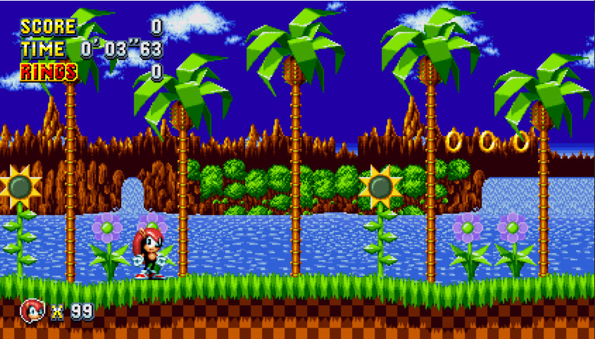 Mighty from Sonic Mania Addendum (miracle palette) Mod for Sonic Mania ...